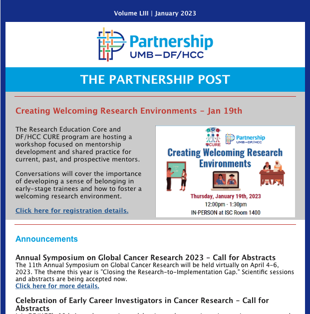 The Partnership Post - U54 Partnership